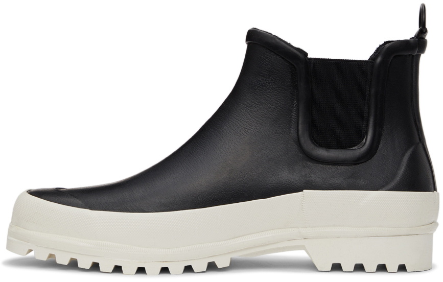 Stutterheim Black Novesta Edition Rainwalker Chelsea Boots Stutterheim