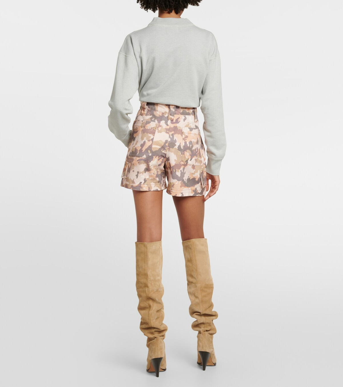 Isabel Marant Eliano high-rise denim shorts Isabel Marant