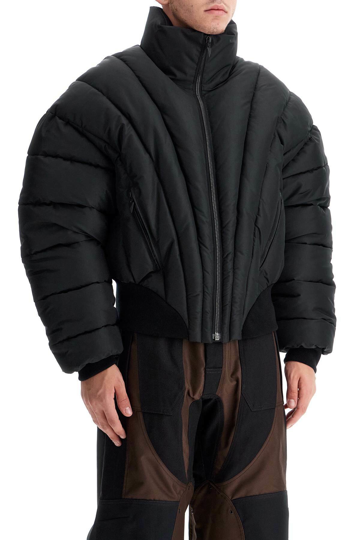 MUGLER cropped bomber jacket Black Mugler