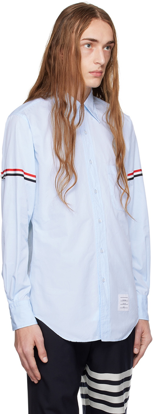 Thom Browne Blue Armband Classic Shirt Thom Browne