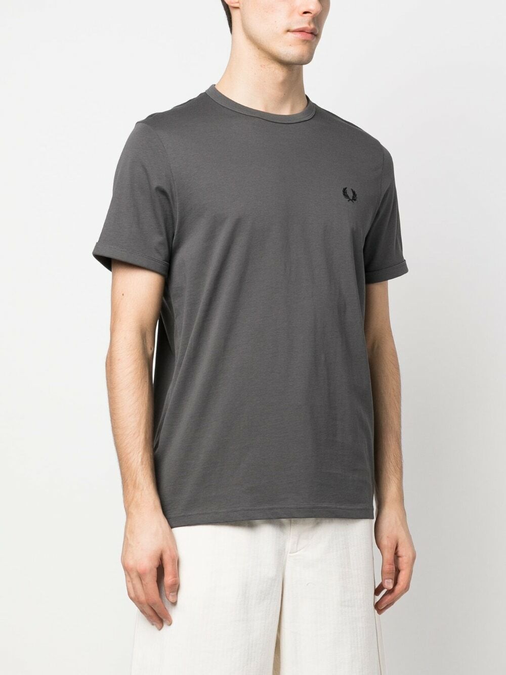FRED PERRY - Logo Cotton T-shirt Fred Perry