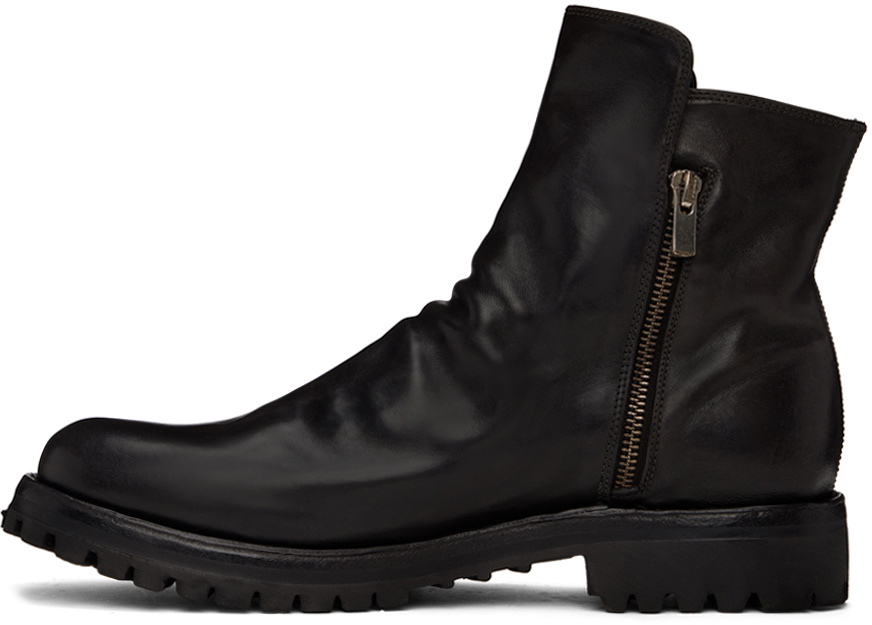 Officine Creative Black Ikonic 004 Boots Officine Creative