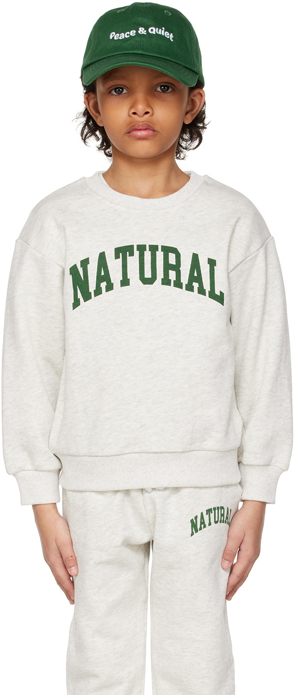 Museum of Peace & Quiet SSENSE Exclusive Kids Gray Sweatshirt Museum of ...