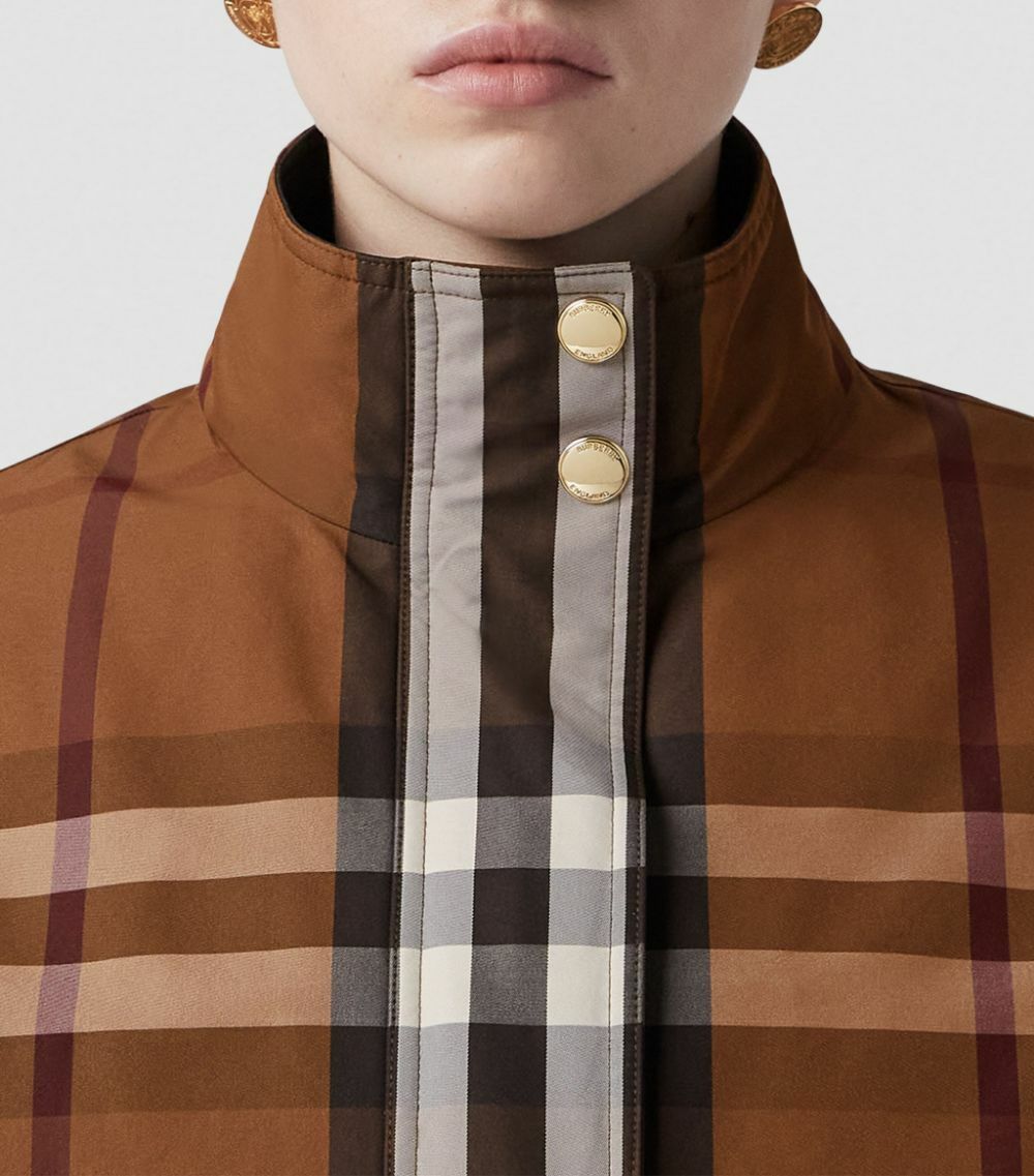 BURBERRY - Check Motif Jacket Burberry