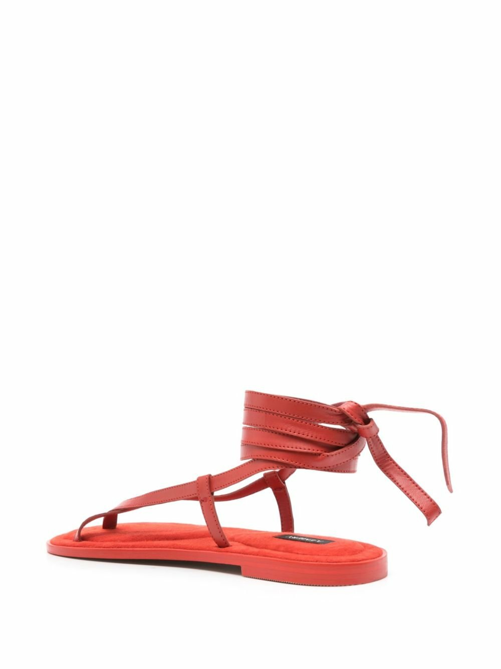 A.EMERY The Elliot Red Suede Sandals A. Emery