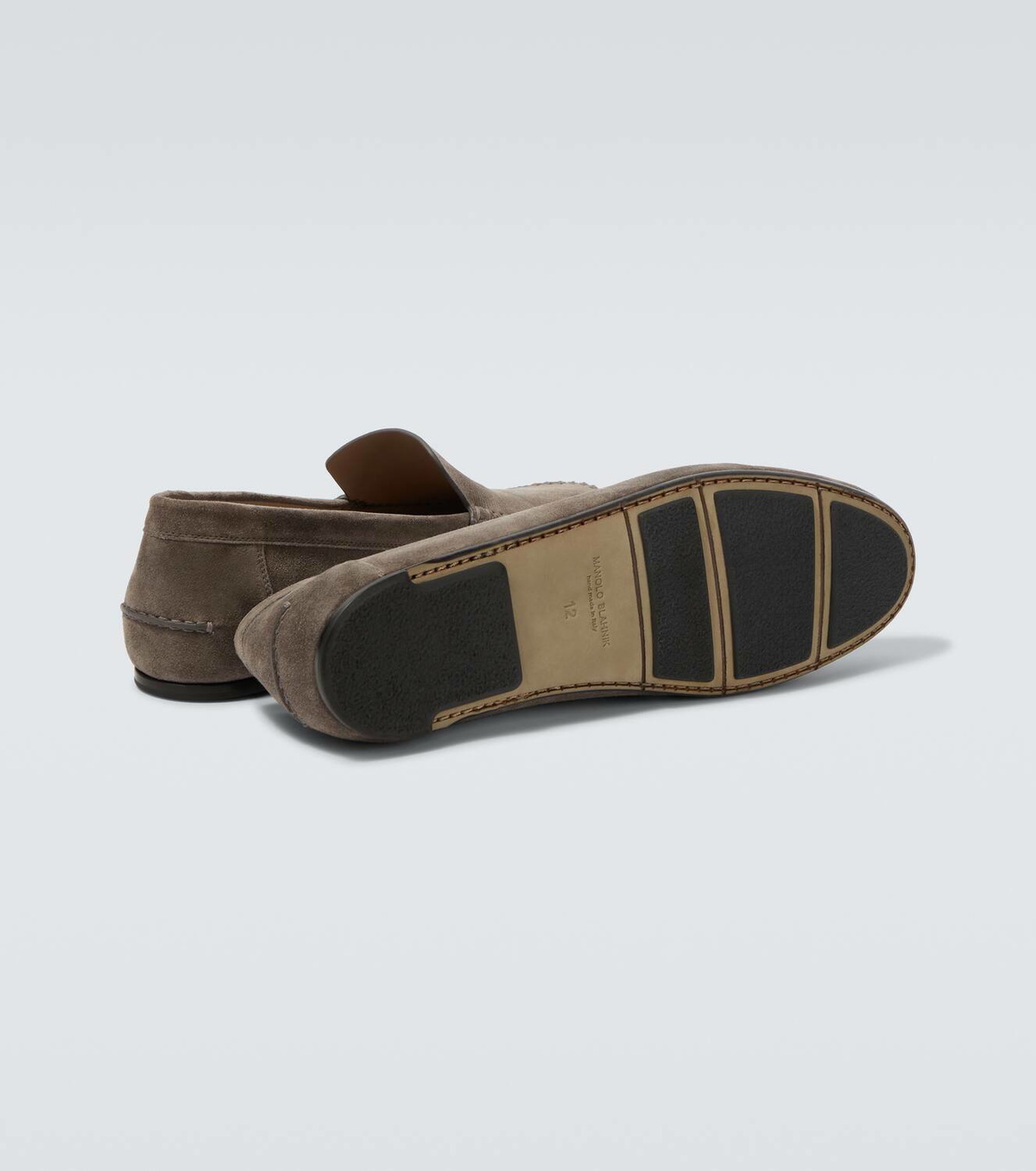 Manolo Blahnik Alder suede loafers Manolo Blahnik