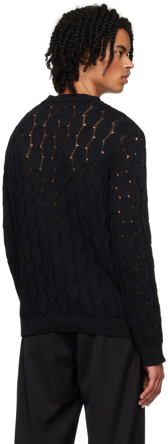 Moschino Black Anarchy Sweater Moschino