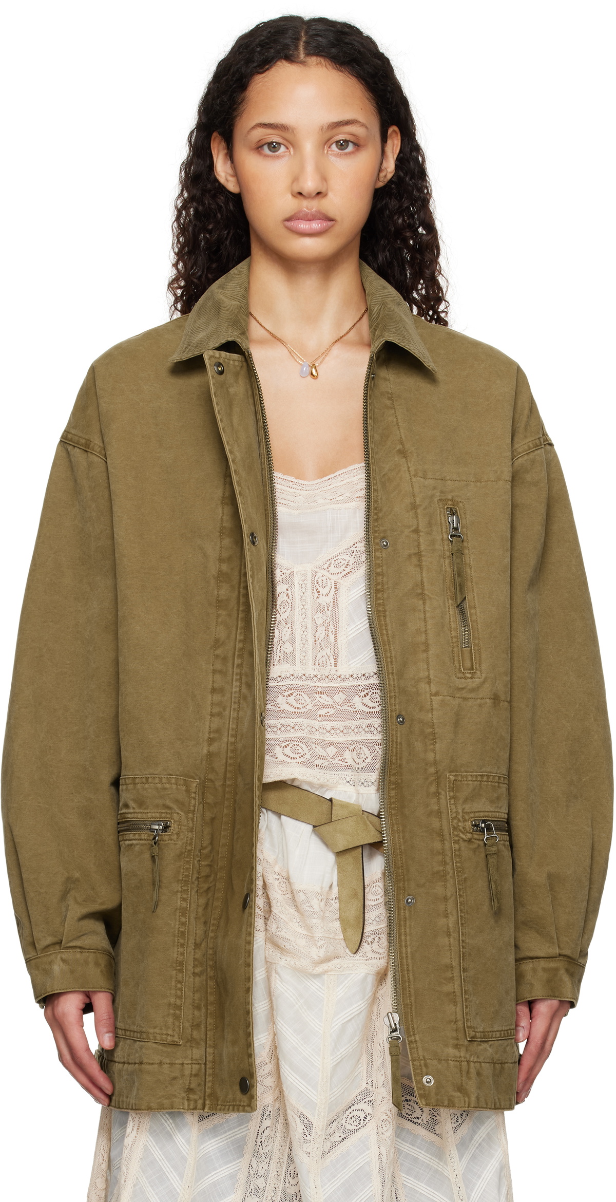 Isabel Marant Etoile Tan Kimelia Jacket Isabel Marant Etoile