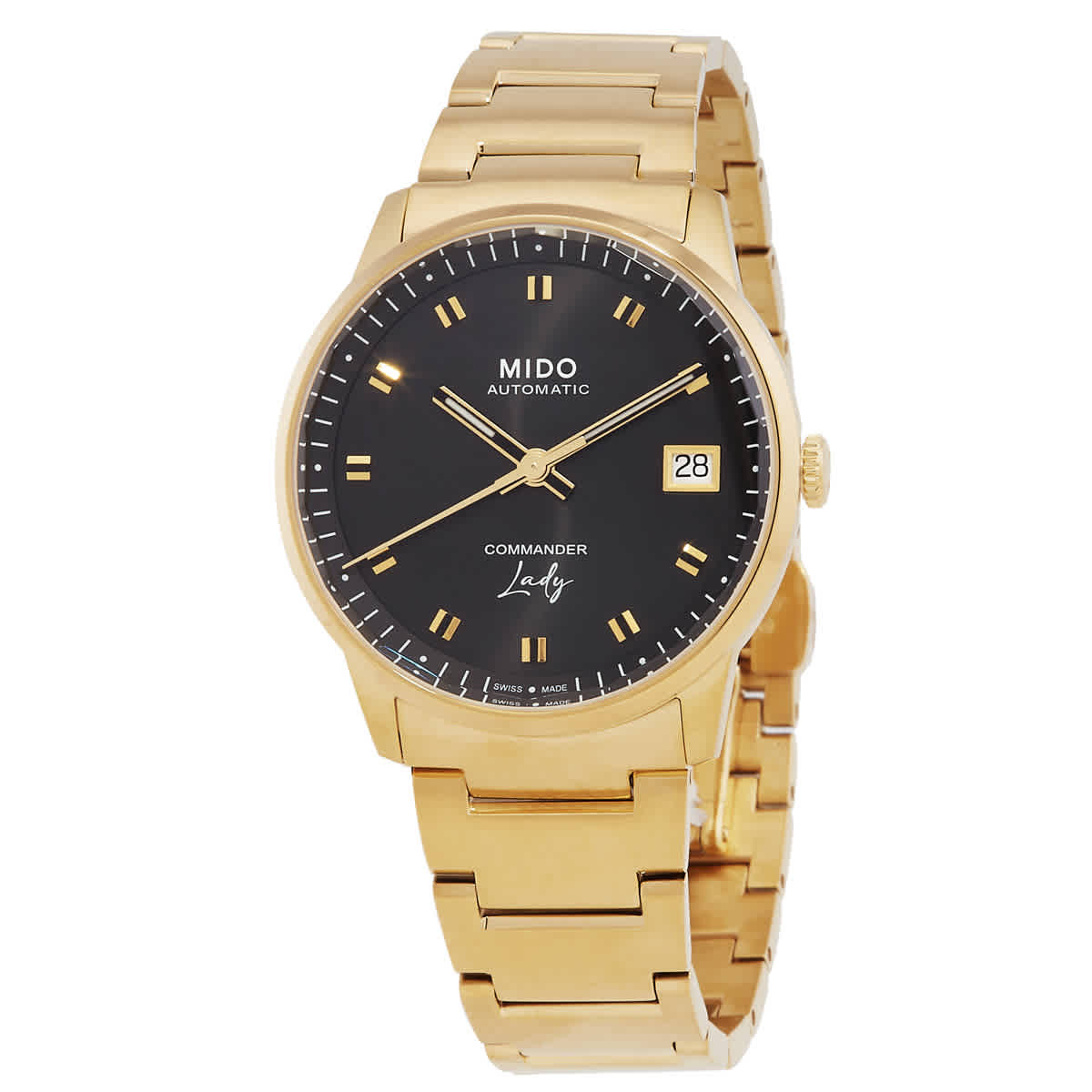 Mido Commander Lady Automatic Black Dial Watch M021.207.33.051.00 Mido