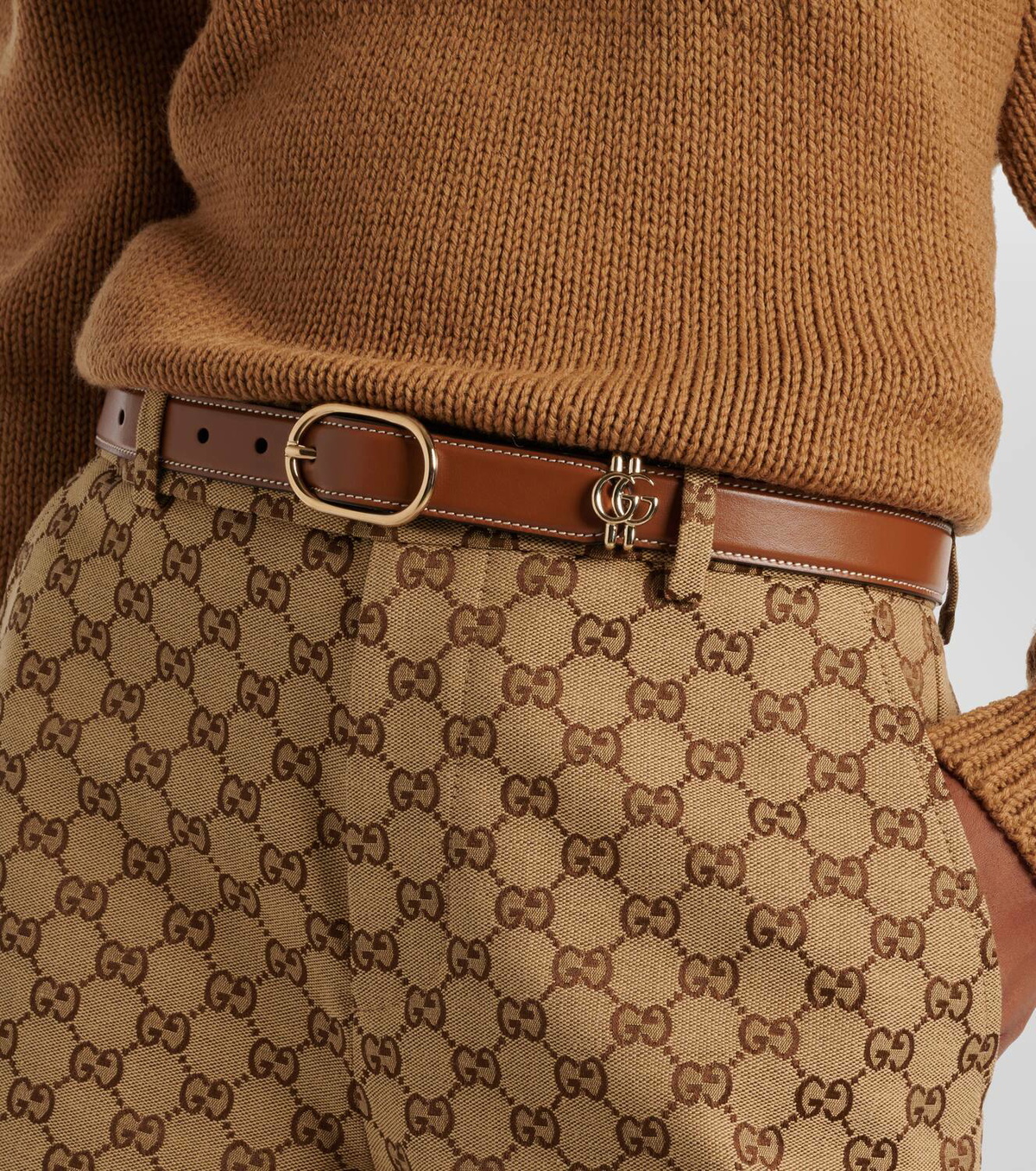 Gucci Double G leather belt Gucci