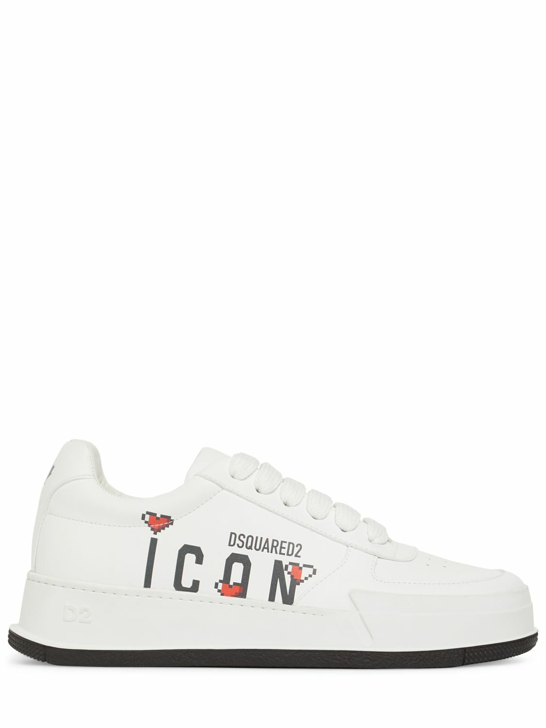DSQUARED2 - Icon Leather Low Top Sneakers Dsquared2