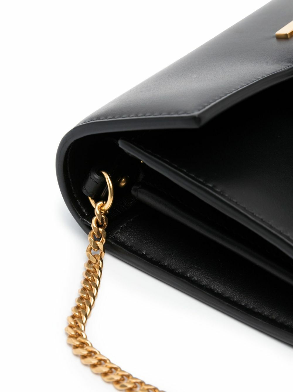 Balmain Black Logo-Appliqué Leather Cross Body Bag Balmain