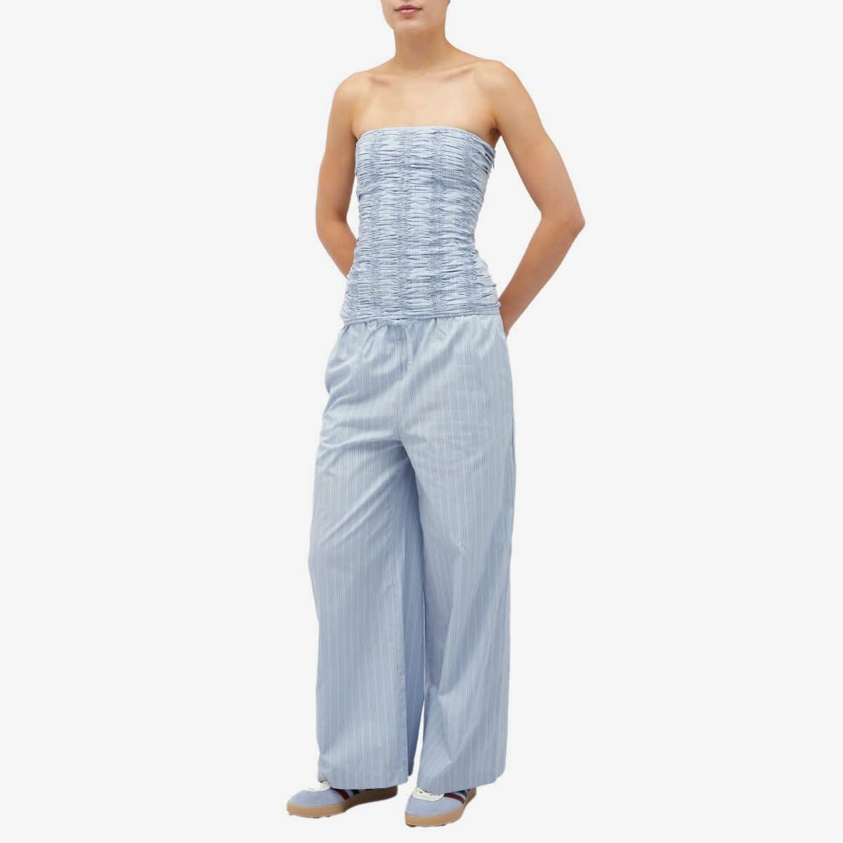 Faithfull The Brand Women's Jilliane Top in Blue Pinstripe Faithfull ...