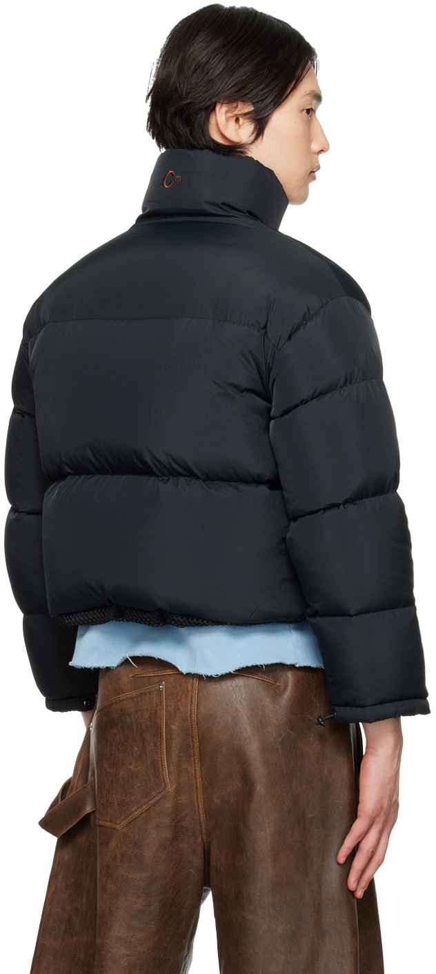 Connor McKnight Black Cropped Reversible Down Jacket Connor McKnight