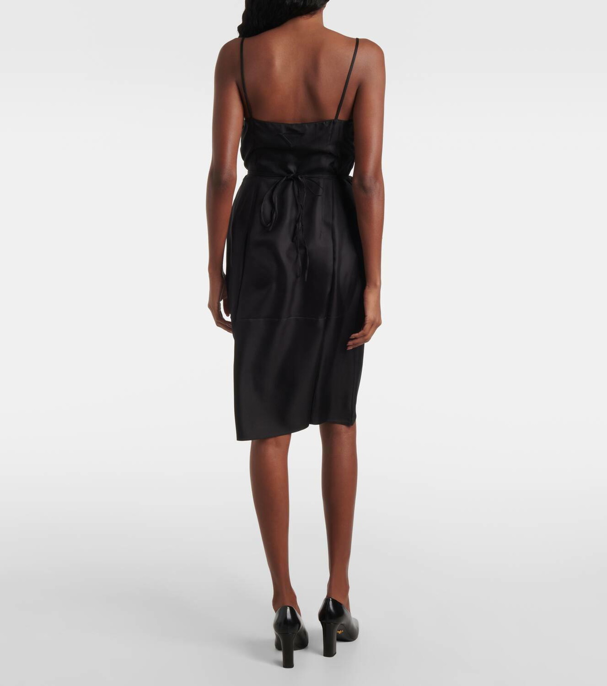 Prada Silk twill slip dress Prada