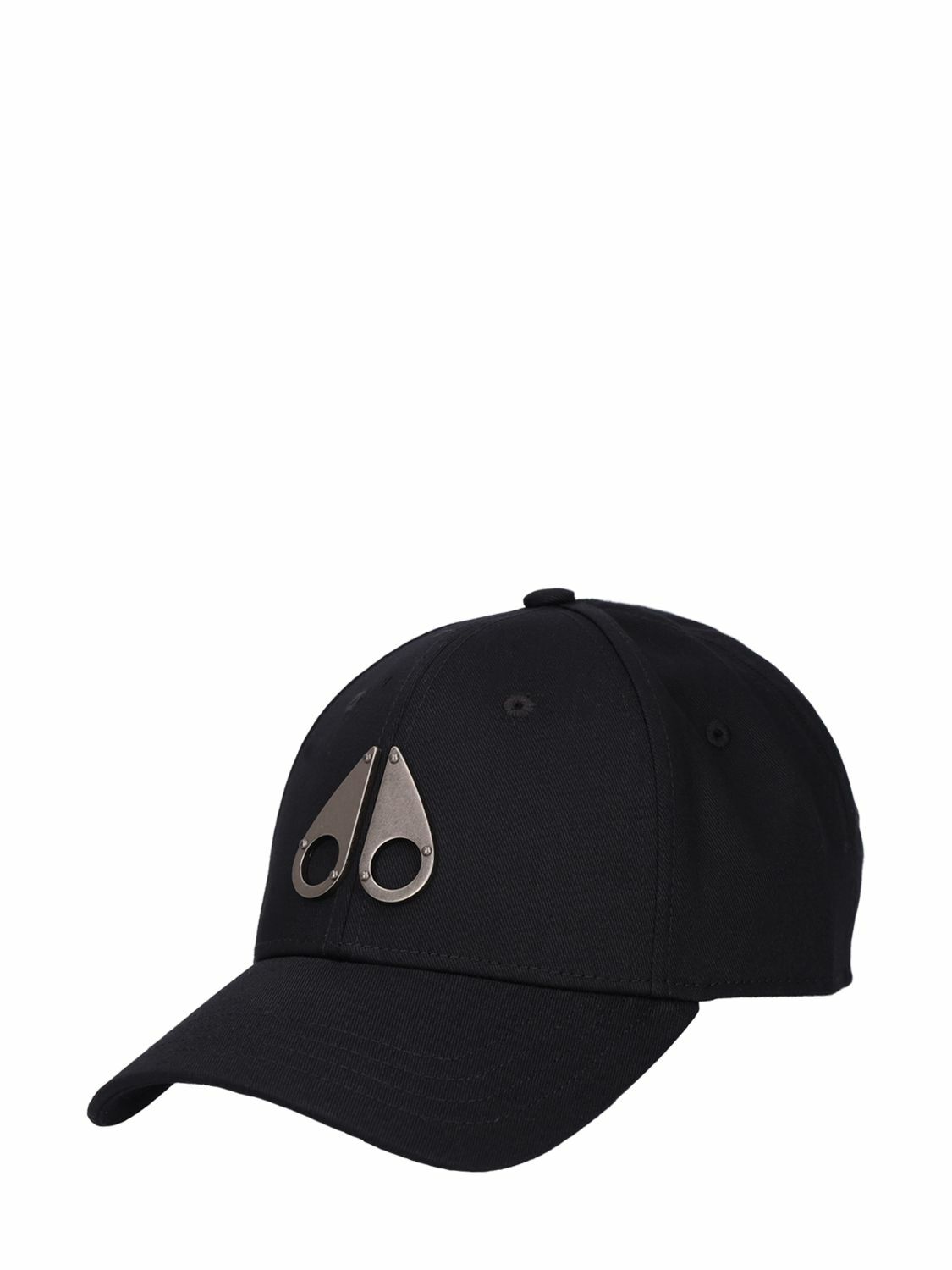 MOOSE KNUCKLES - Logo Cotton Baseball Cap Moose Knuckles