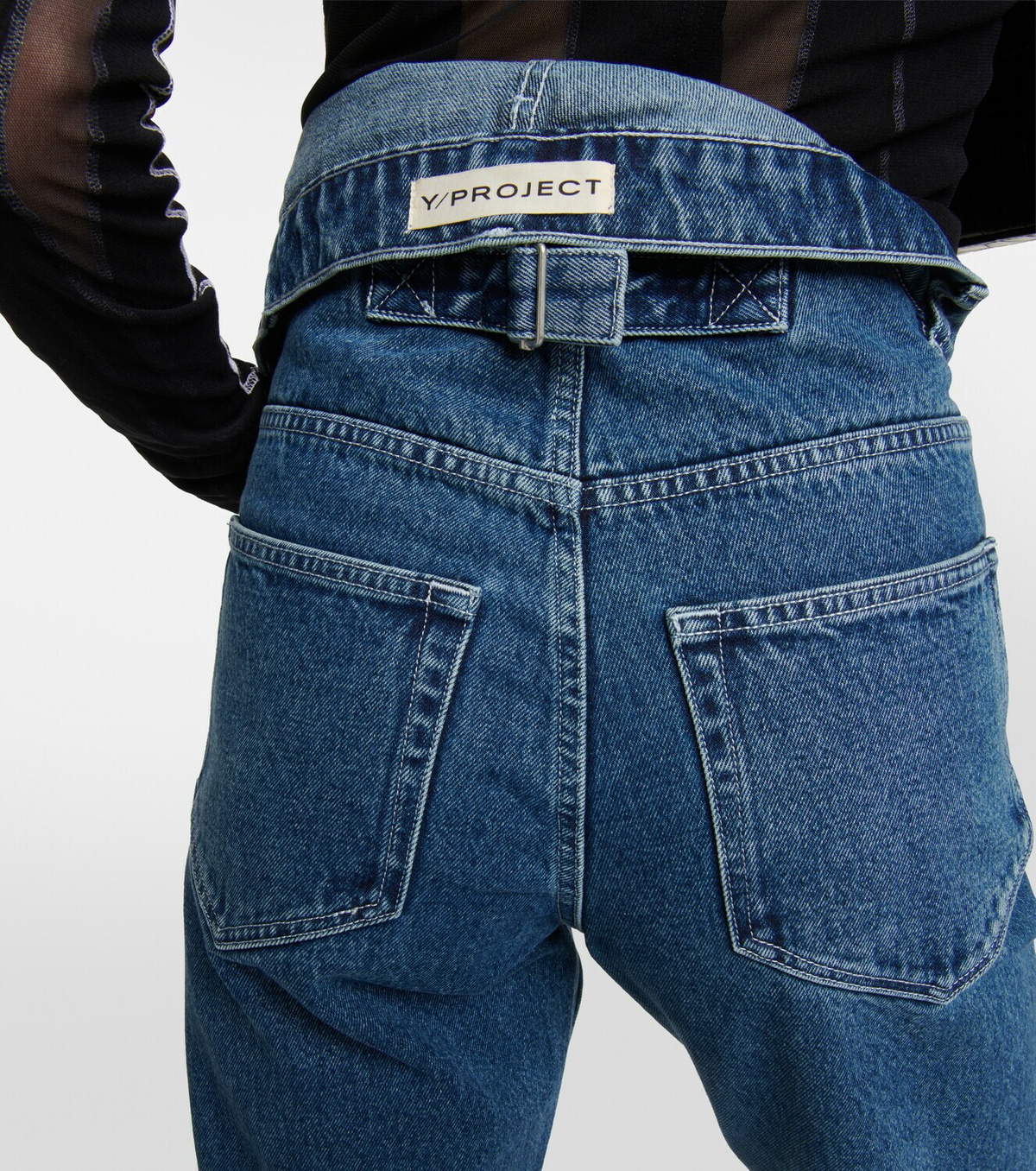 Y/Project Asymmetric straight-leg jeans Y/Project