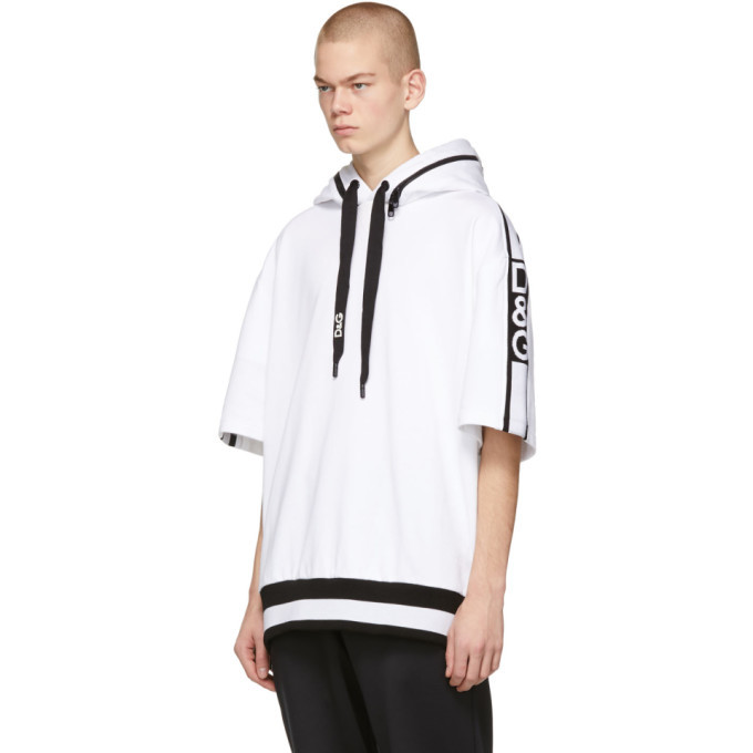 Dolce and Gabbana White and Black Removable Sleeves DandG Millennials ...