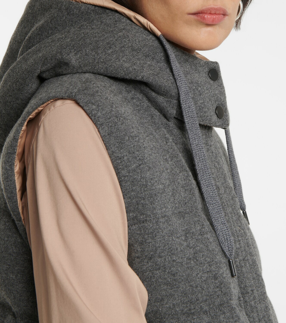 Brunello Cucinelli Quilted cashmere vest Brunello Cucinelli
