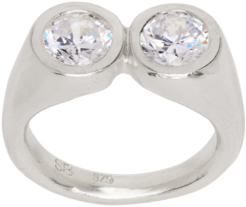 Seb Brown Silver XL Goggle Ring Seb Brown