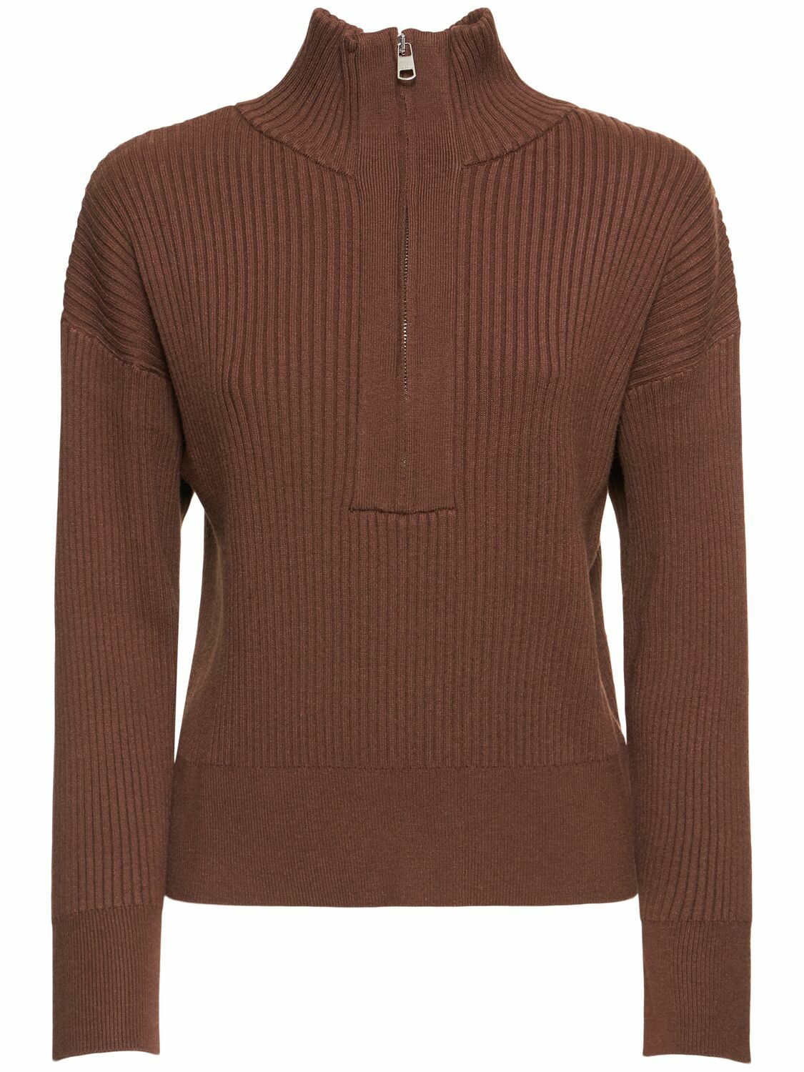 VARLEY Janie Half Zip Knit Sweater Varley