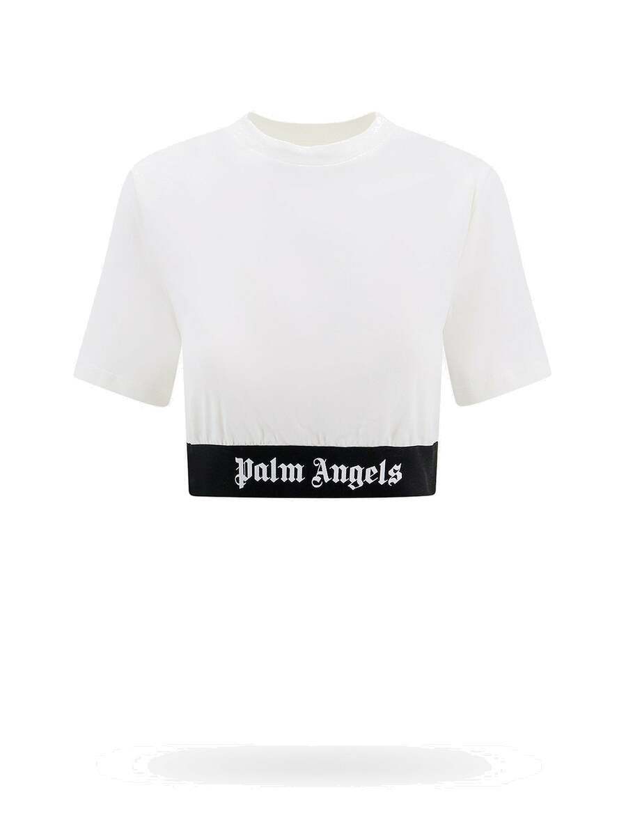 Palm Angels Top White Womens Palm Angels