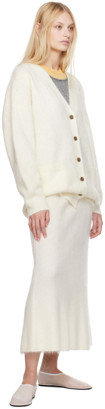 LISA YANG Off-White Asta Midi Skirt Lisa Yang