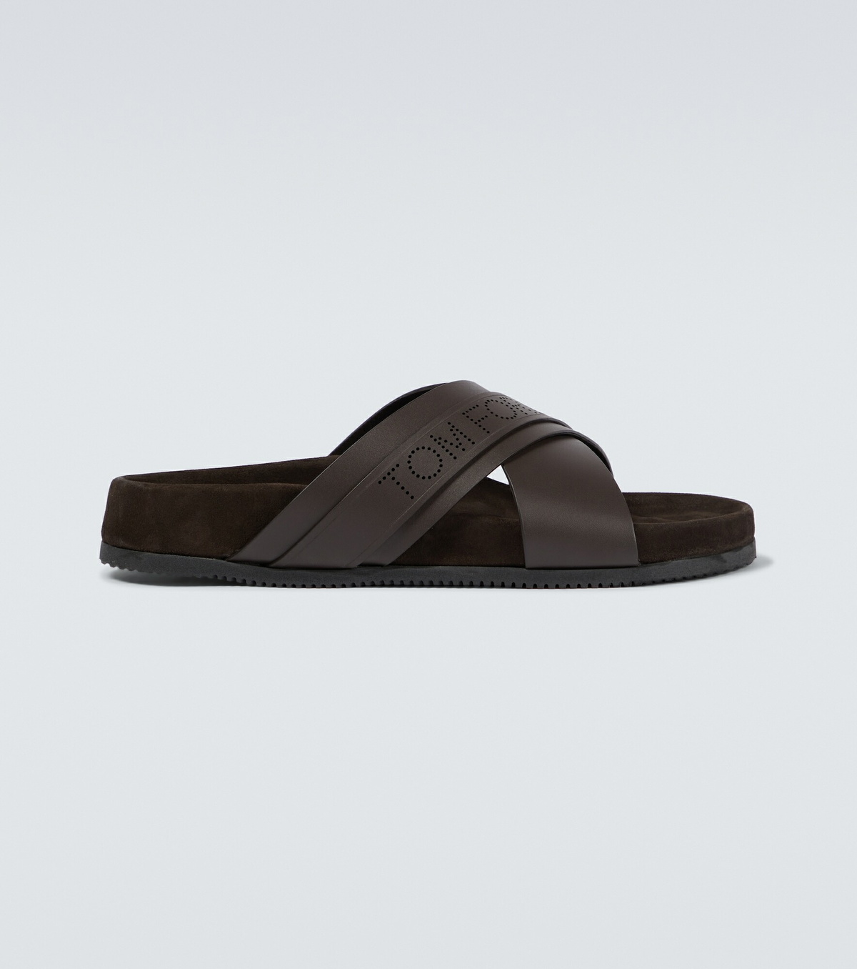Tom Ford - Leather Wicklow slides TOM FORD