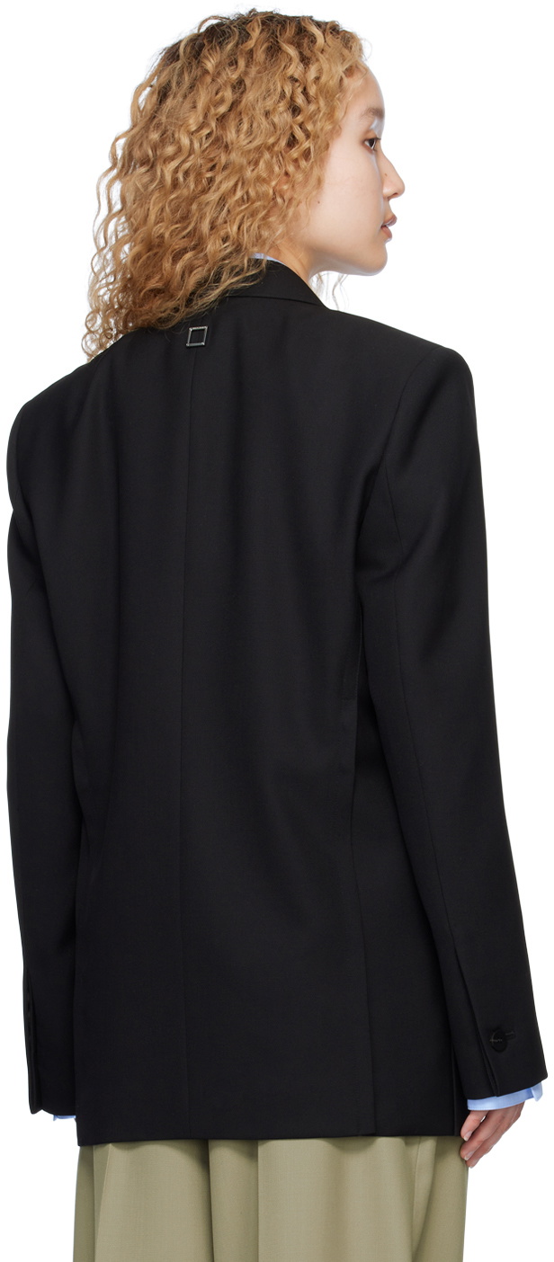 Wooyoungmi Black Folding Blazer Wooyoungmi