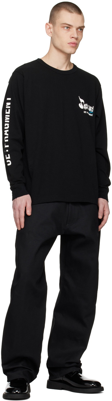 Uniform Experiment Black Snake Patch Jeans Uniform Experiment