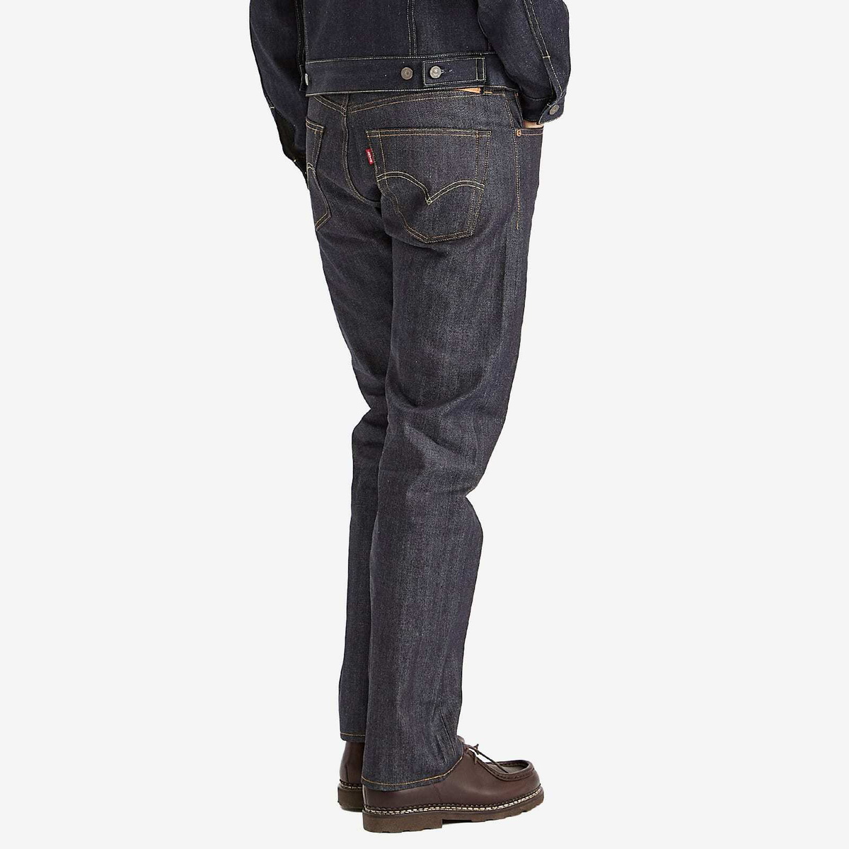 Levi's Men's LVC 1947 501® Selvedge Jeans in Organic Rigid 1947 Levi's Red