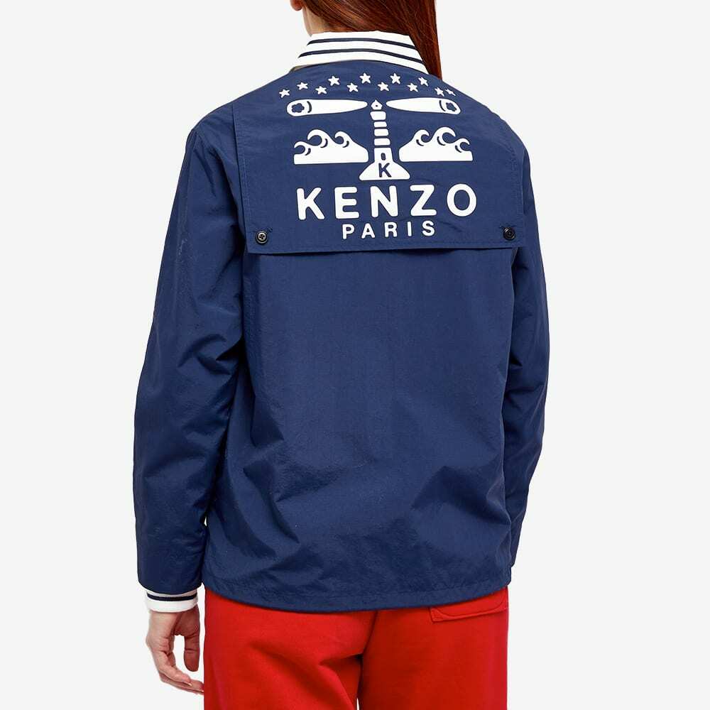 Kenzo Women's Sailor Coach Jacket in Midnight Blue Kenzo