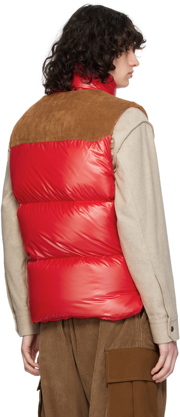 Moncler Red Ardeche Down Vest Moncler