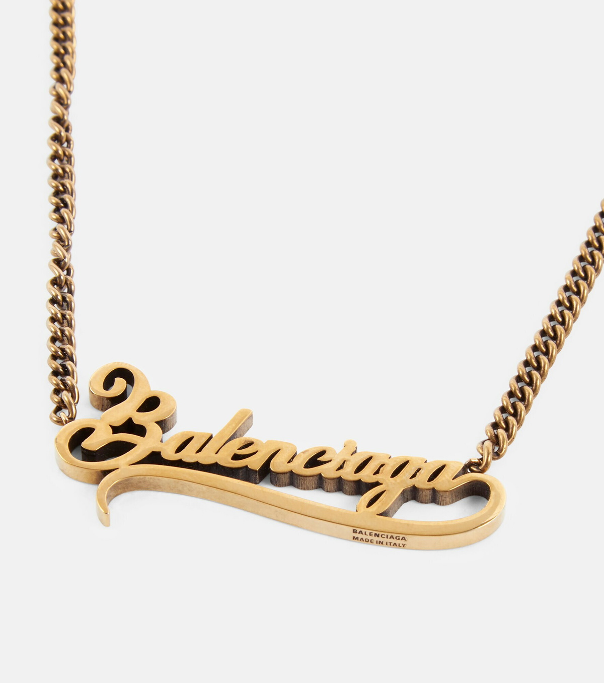 Balenciaga - Typo Valentine chain necklace Balenciaga