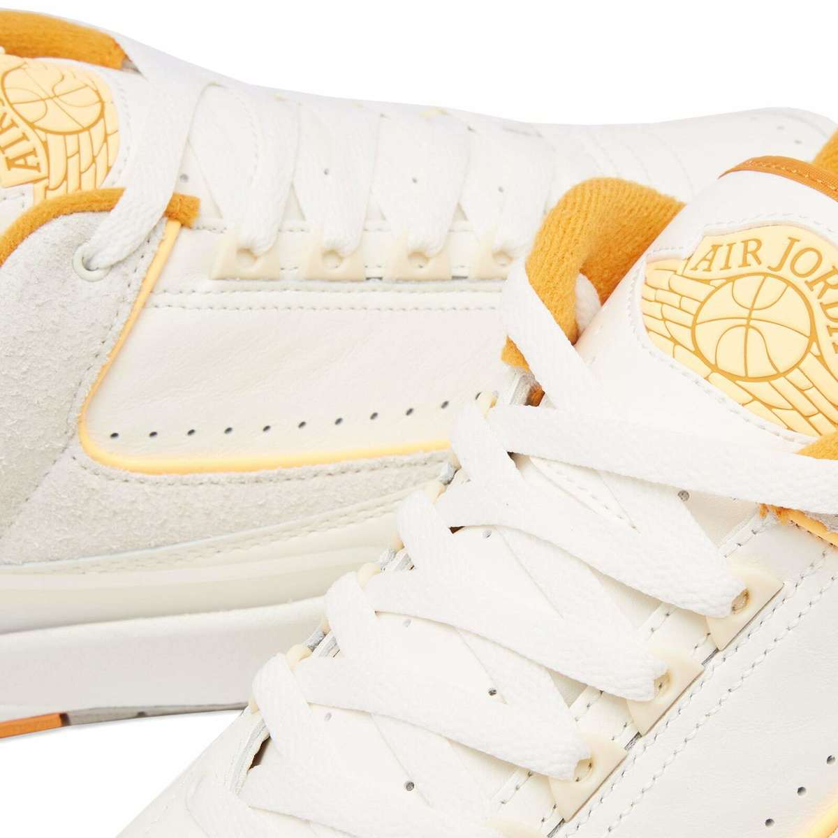 Nike Men's Air Jordan 2 Retro Low Sneakers in Sail/Melon Tint Nike