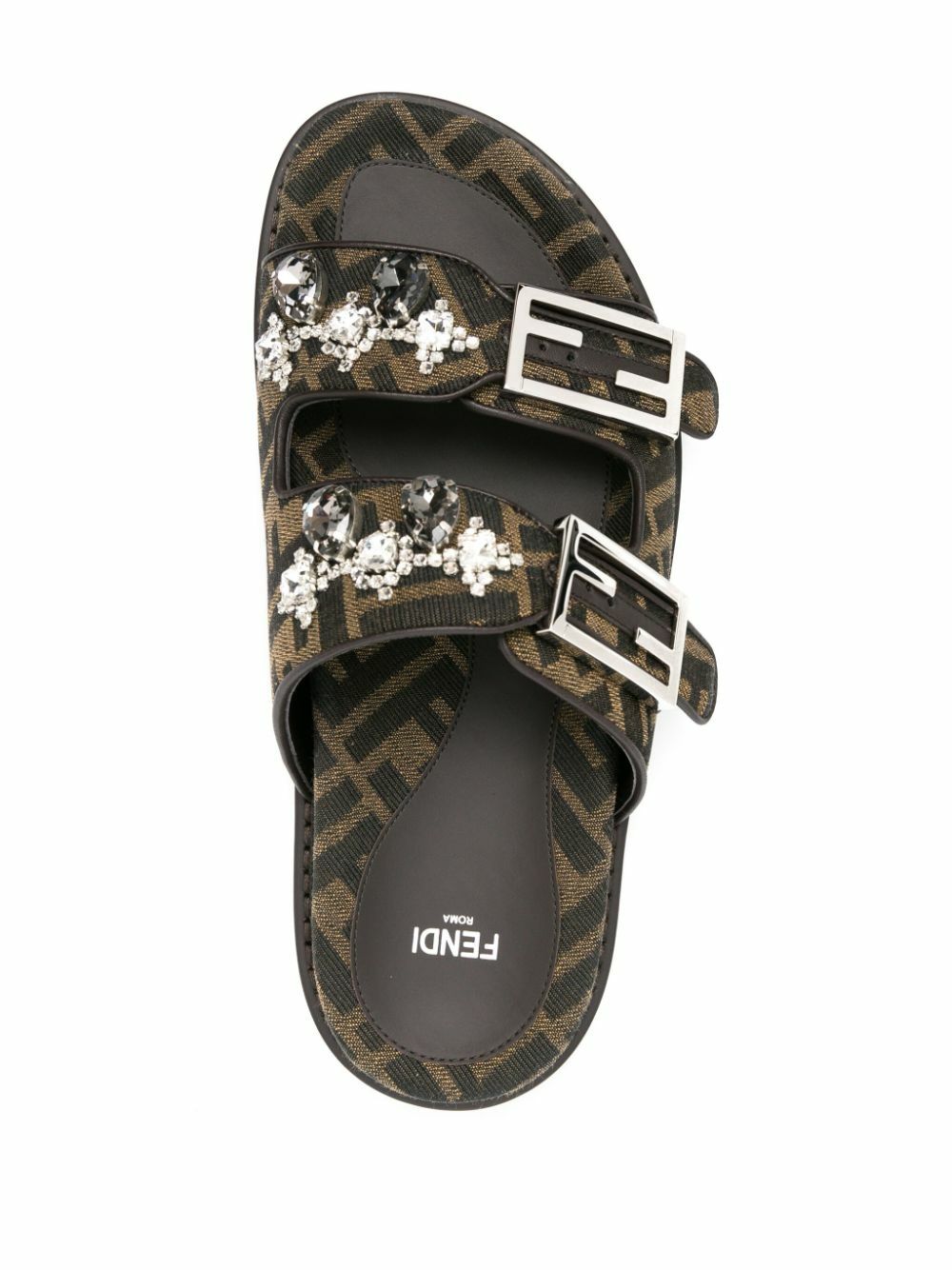 FENDI - Fendi Feel Ff Slides Fendi