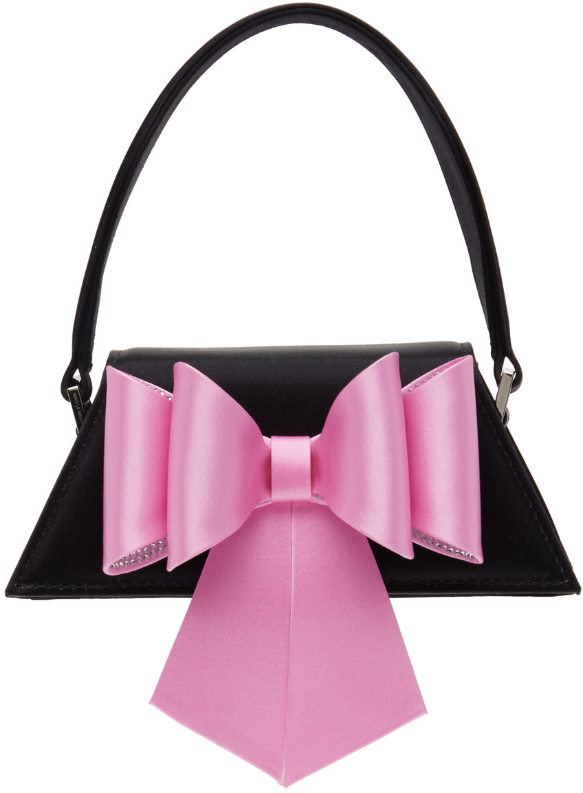MACH & MACH Black Mini 'Le Cadeau' Bow Bag MACH & MACH