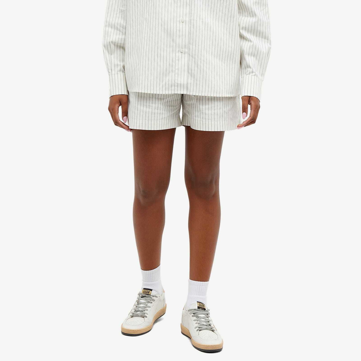 Anine Bing Women's Ren Short With All Over Monogram in Multi ANINE BING