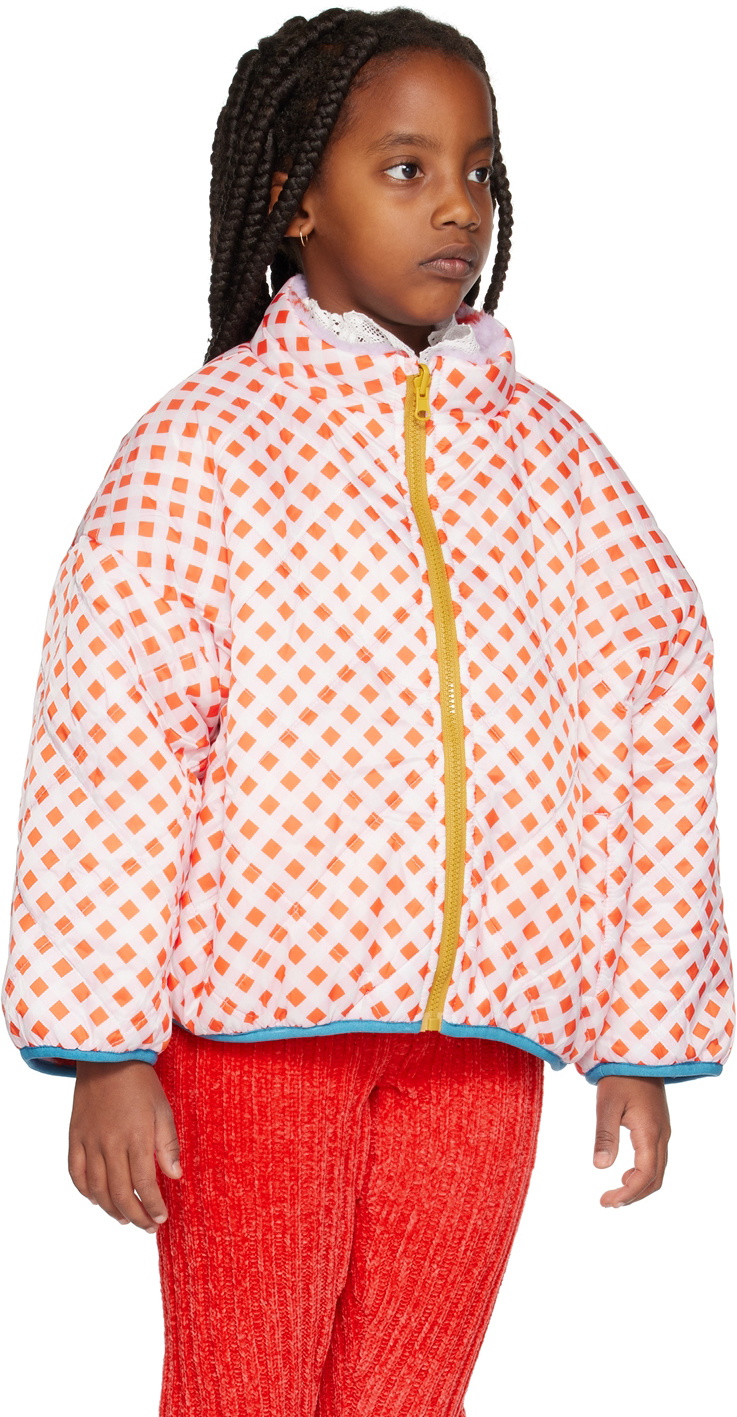 Fish & Kids Kids Purple Retro Reversible Jacket