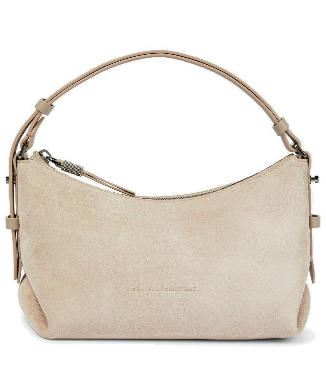 Brunello Cucinelli Suede shoulder bag Brunello Cucinelli