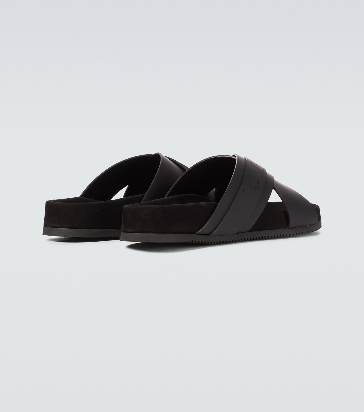 Tom Ford - Leather Wicklow slides TOM FORD