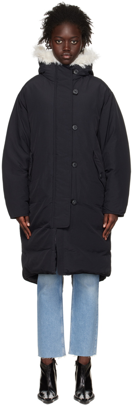 rag & bone Black Rae Down Coat Rag and Bone