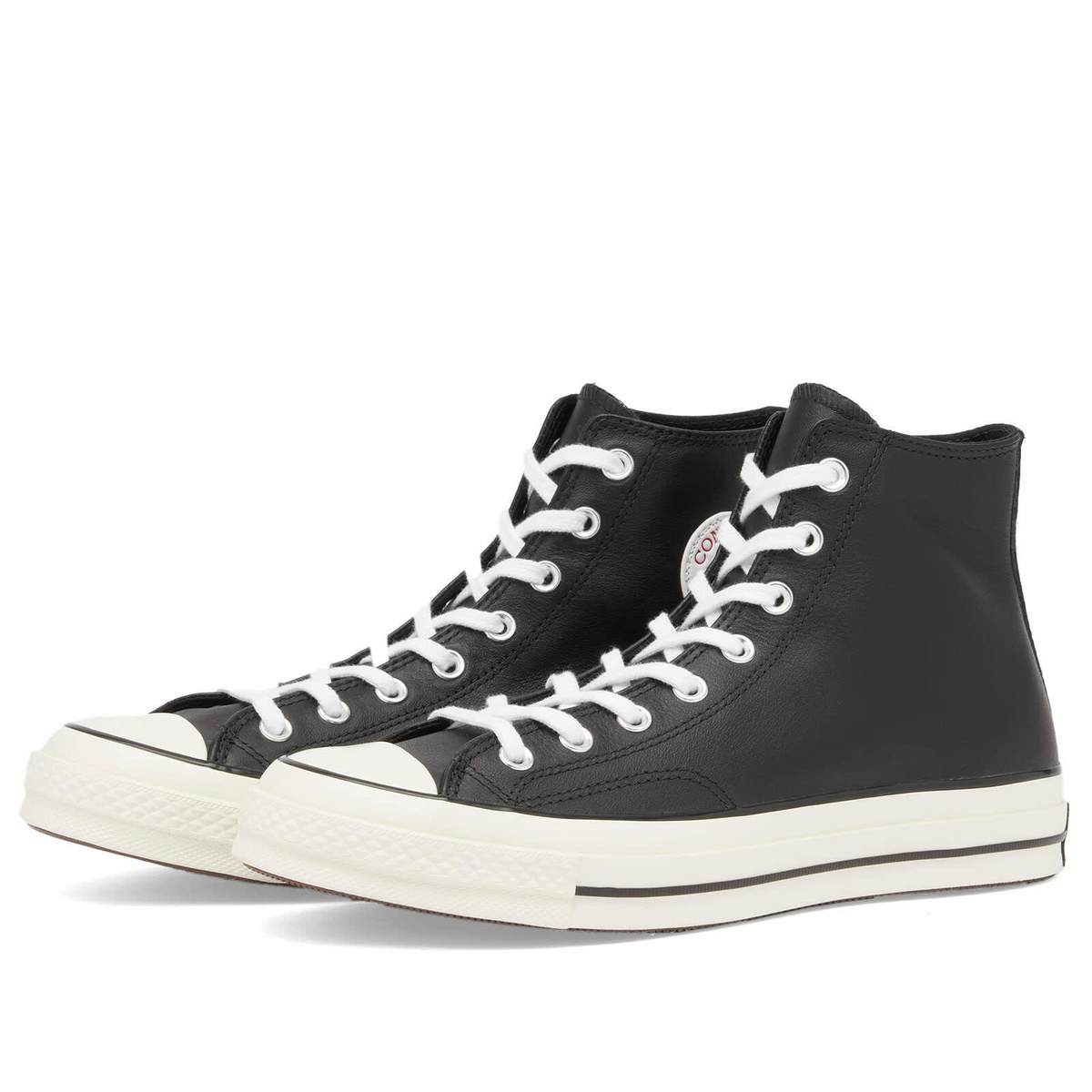 Converse Chuck Taylor 1970s Hi Leather Sneaker in Black/White/Egret ...