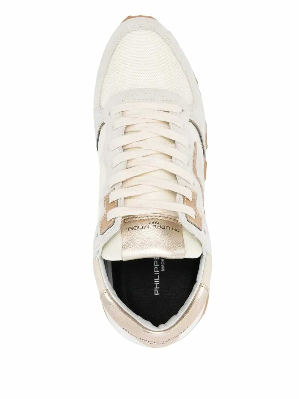 Philippe Model Beige Tropez Haute Sneakers Philippe Model