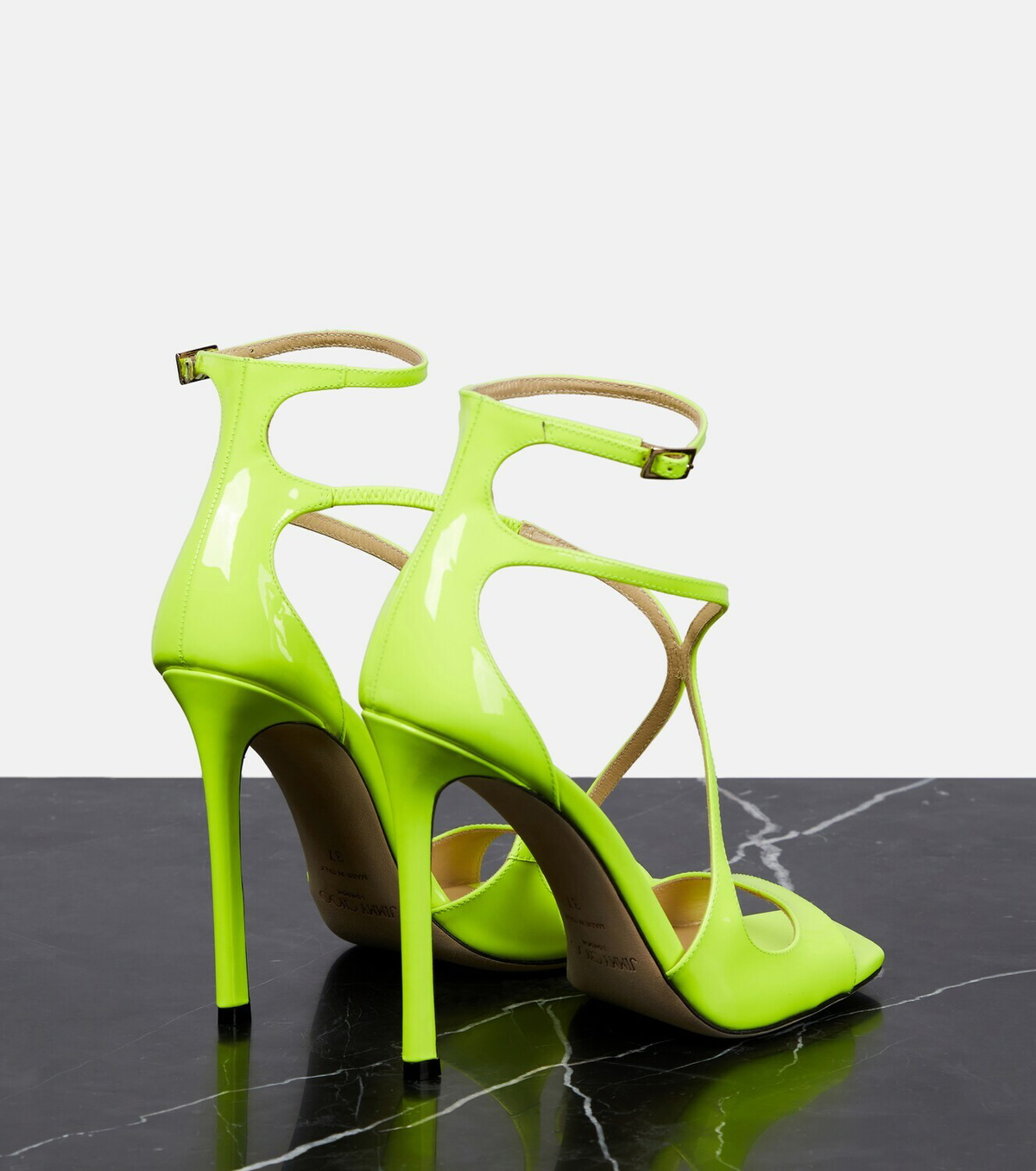Jimmy Choo Azia 110 patent leather sandals Jimmy Choo
