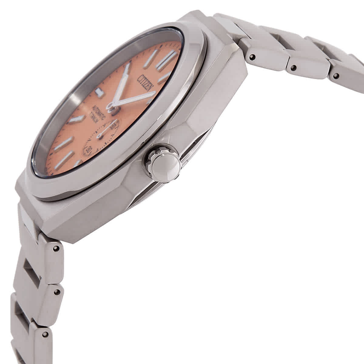 Citizen Zenshin Automatic Salmon Dial Mens Watch NJ0180-80Z Citizen