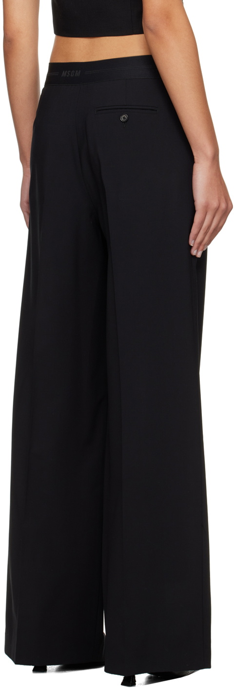 MSGM Black Suiting Trousers MSGM