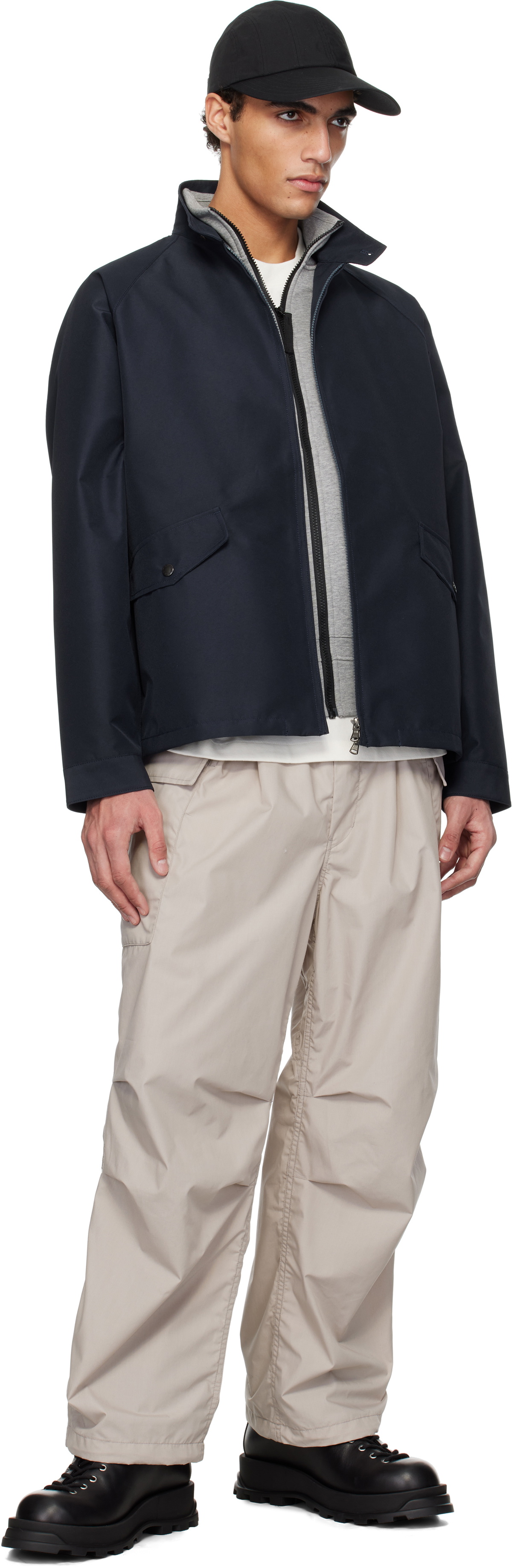 nanamica Navy 2L GORE-TEX Crew Jacket Nanamica