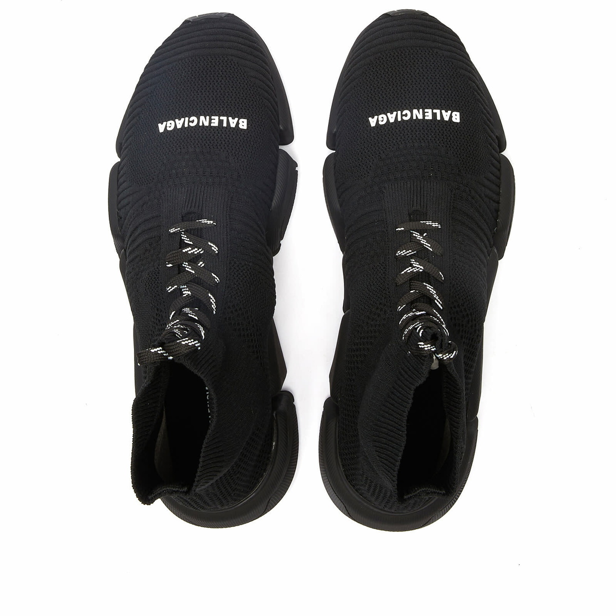Balenciaga Men's Speed 2.0 Lace Up Sneakers in Black Balenciaga