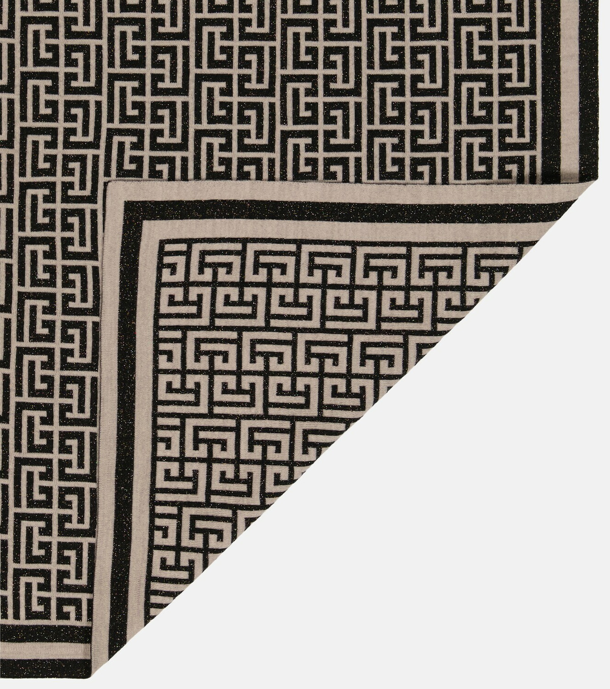 Balmain - Monogram wool-blend scarf Balmain